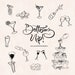 Bottoms up Illustrations SVG Bundle Hand Drawn Drinks Menu Drawings ...