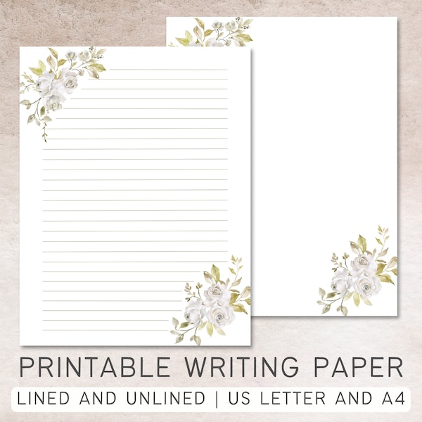 Vintage Rose Paper - Etsy