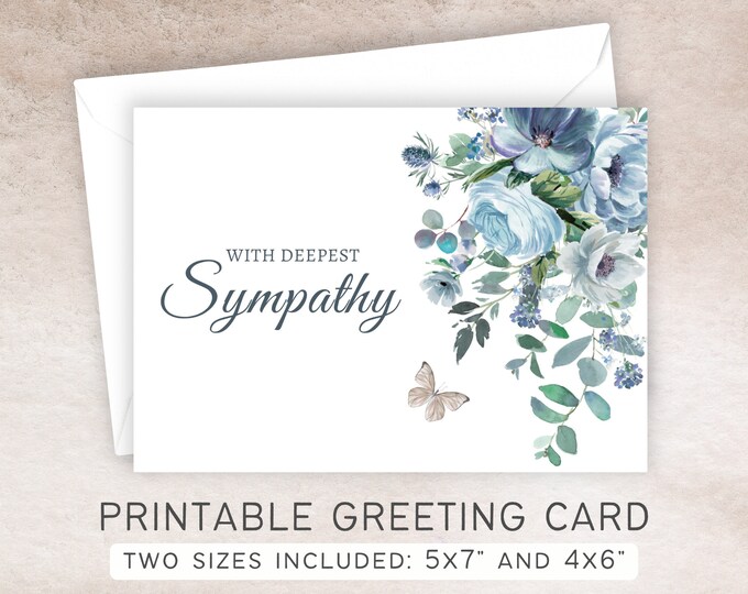 Sympathy Card. Ocean Card. Condolence Card. Ocean Waves. Woman in Boat ...