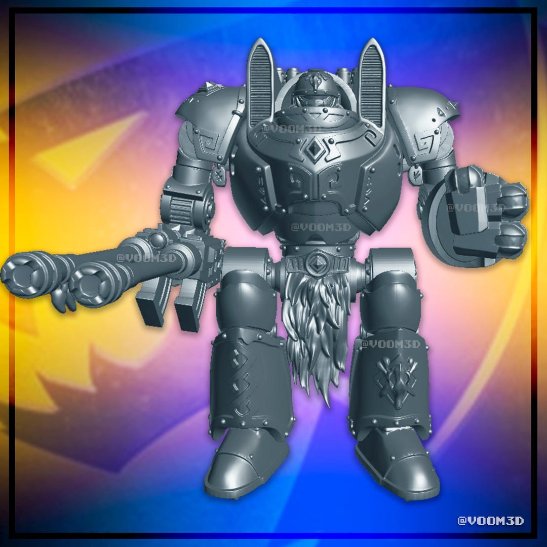 Custom Stormdread Space Lord Wolves Contemptor - Etsy