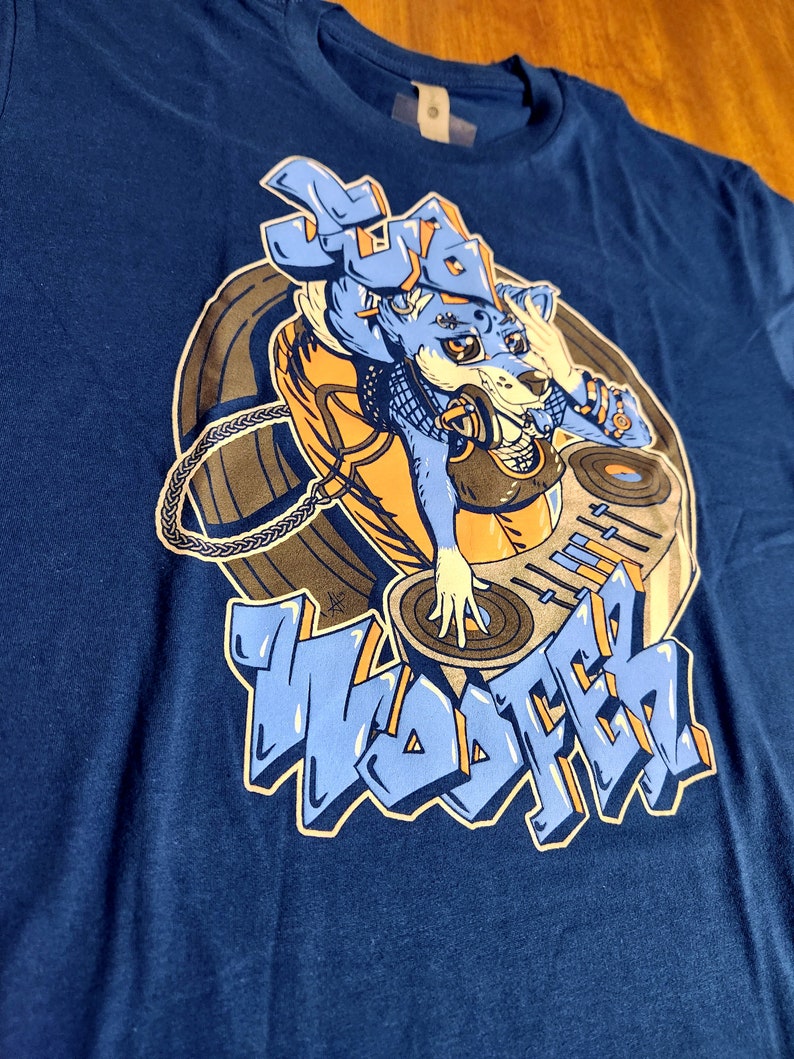 Subwoofer Furry DJ Rave UV Black Light Glow Tee T-shirt - Etsy