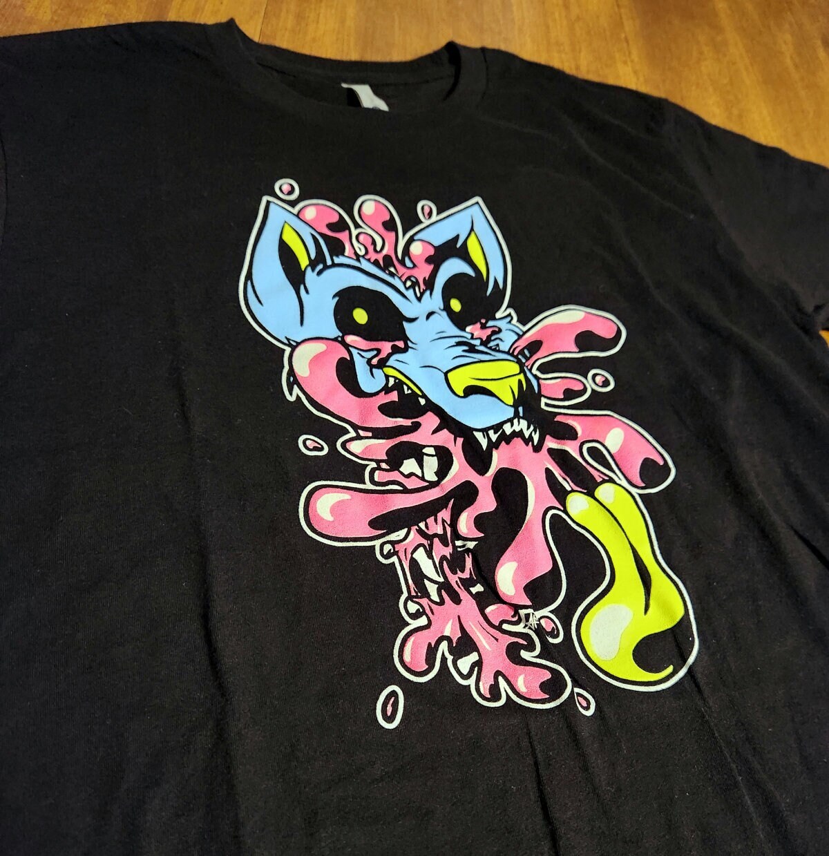 Headache Furry Candy Gore Goo Rave UV Black Light Glow Tee T-shirt - Etsy