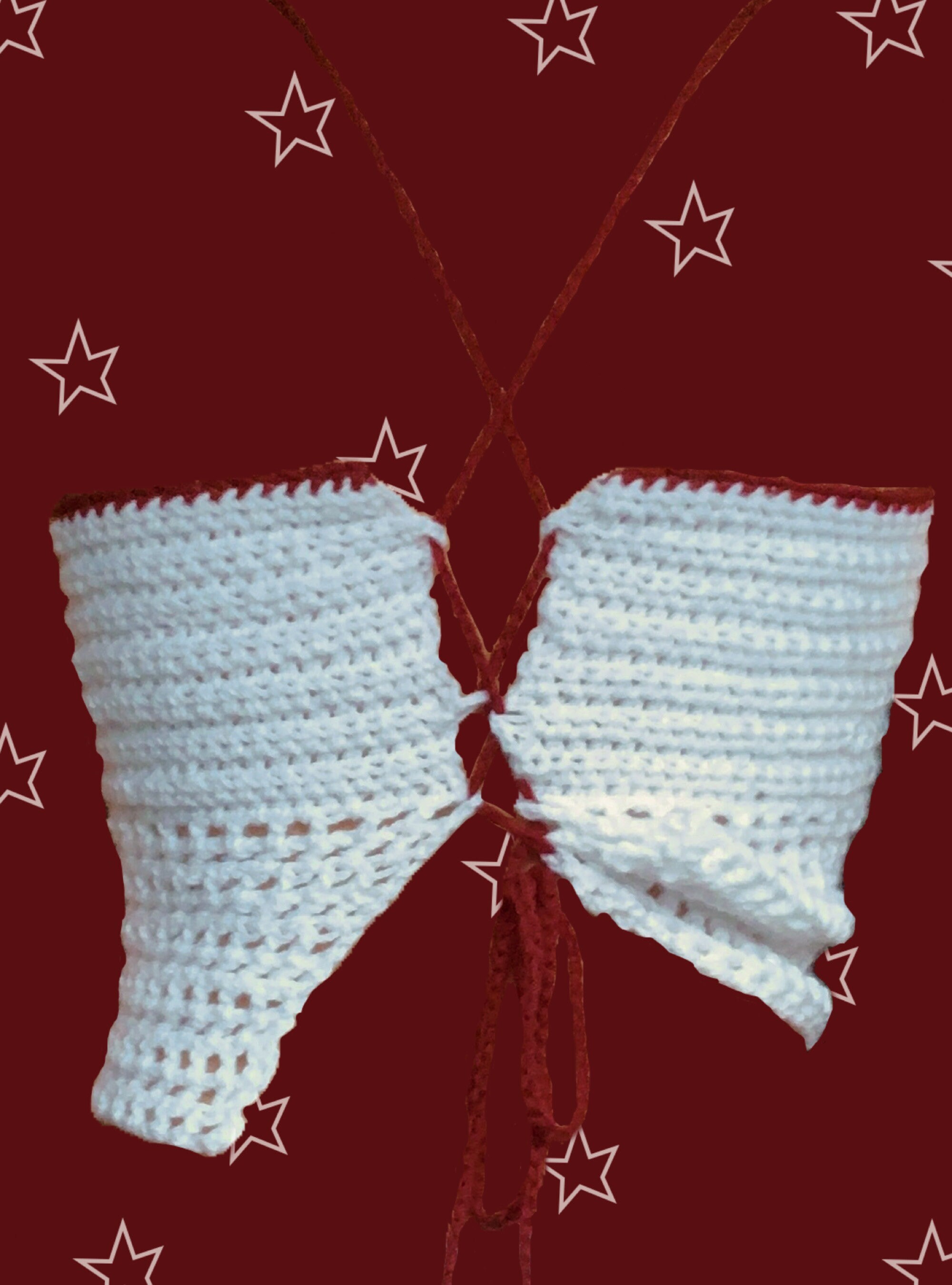 Crochet Cropped Mesh Tank Top - Etsy