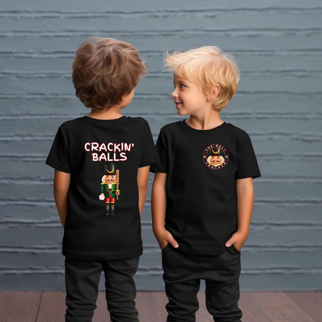 Baseball Nutcracker Shirt, Funny Baseball Kids Tshirt, Christmas Gift ...