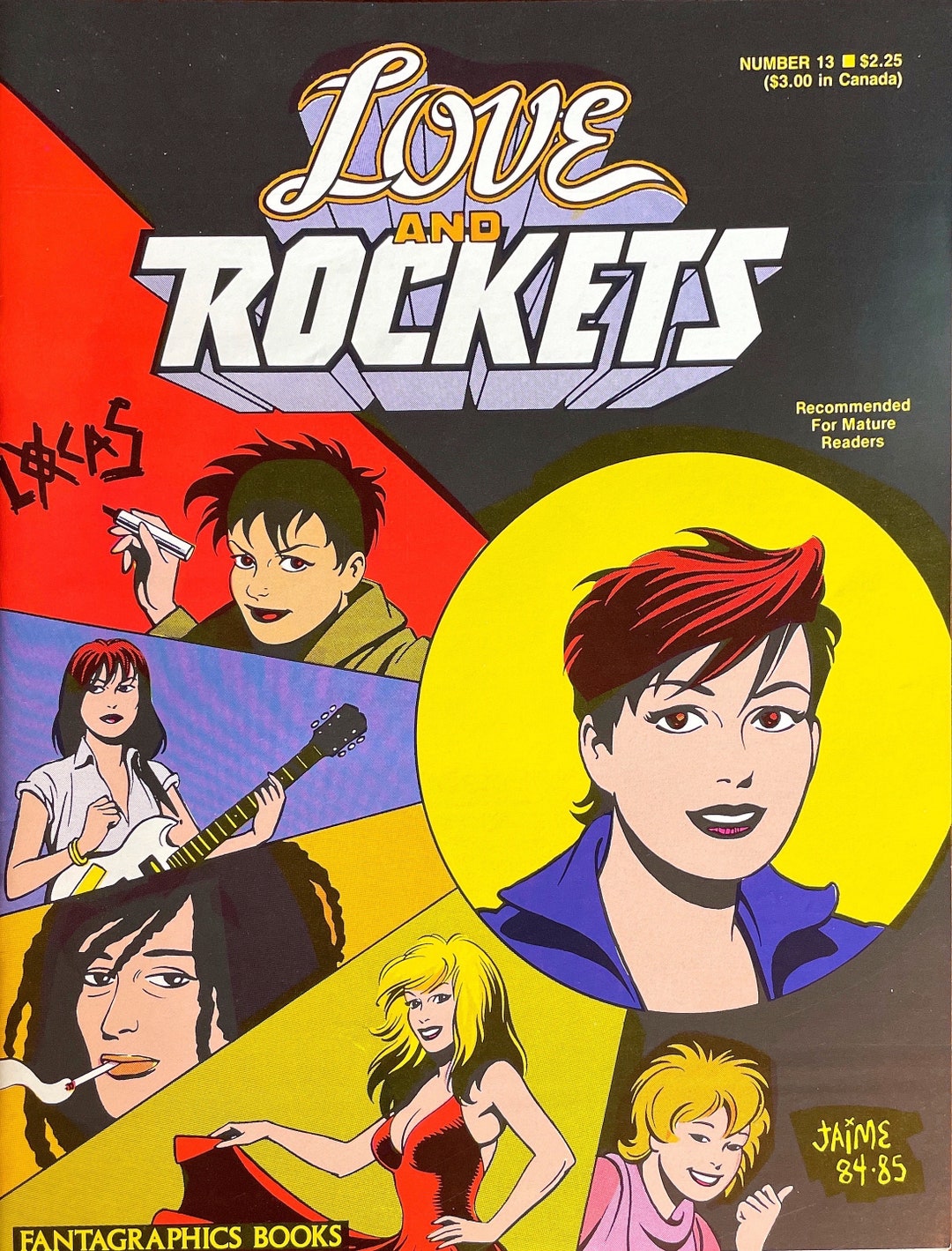 Love & Rockets 13 Comic Magazine, 1st Printing, High Grade. - Etsy