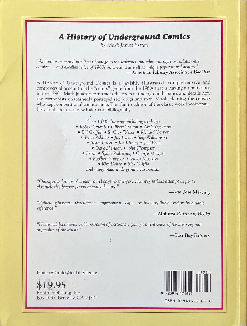 A History of Underground Comics - Etsy