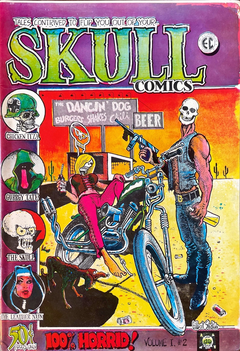 Skull Comics 2 3rd Printing Classic Underground - Etsy