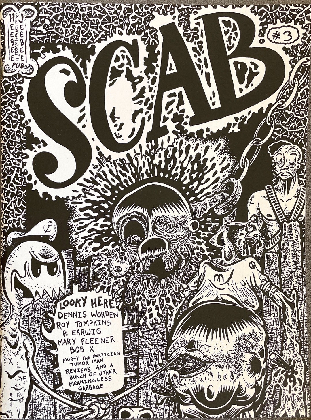 Scab #3, Rare Indy Comic by Fleener, Worden, Tompkins. One of 666. - Etsy