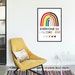 LGBTQ Pride Inclusive Rainbow Digital Artwork, Everyone is Welcome Here ...