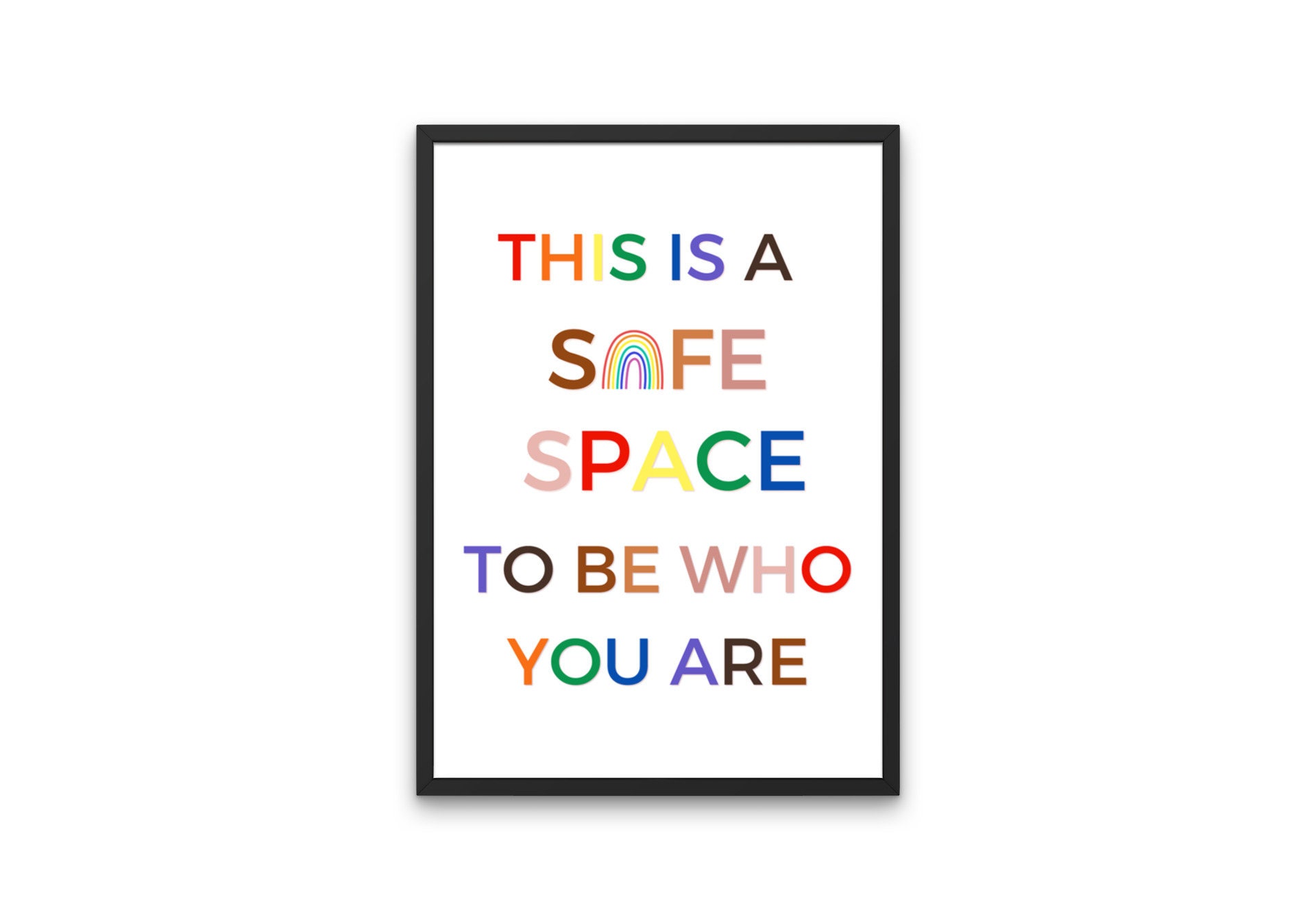 Inclusive Poster, Equality, Classroom Sign, LGBTQ+ Pride Diversity ...