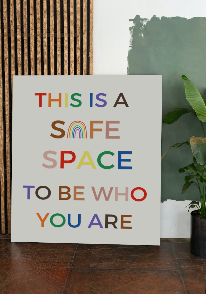 Inclusive Poster, Equality, Classroom Sign, LGBTQ+ Pride Diversity ...