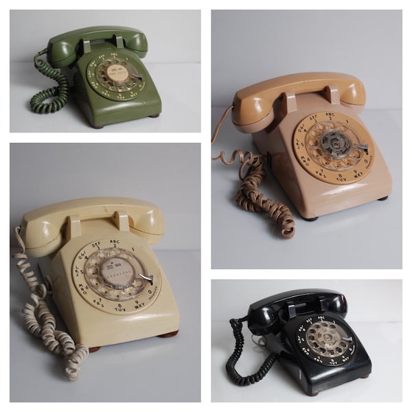 Vintage Desk Phone - Etsy