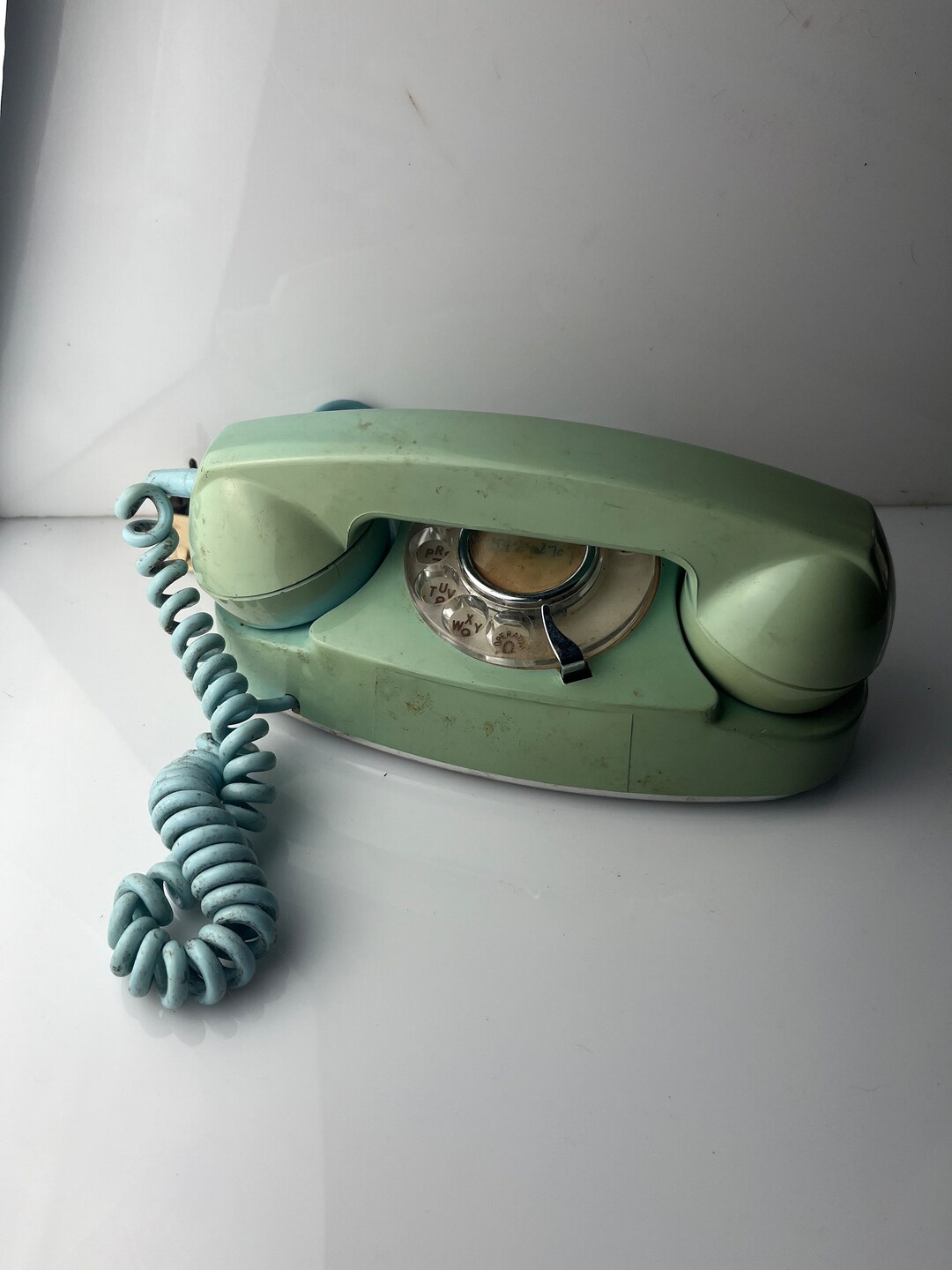 Vintage Teal Princess Phone - Etsy