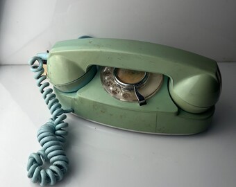 Bell Systems Princess Dial Rotary Phone 5/1978 Aqua Blue - Vintage USA ...