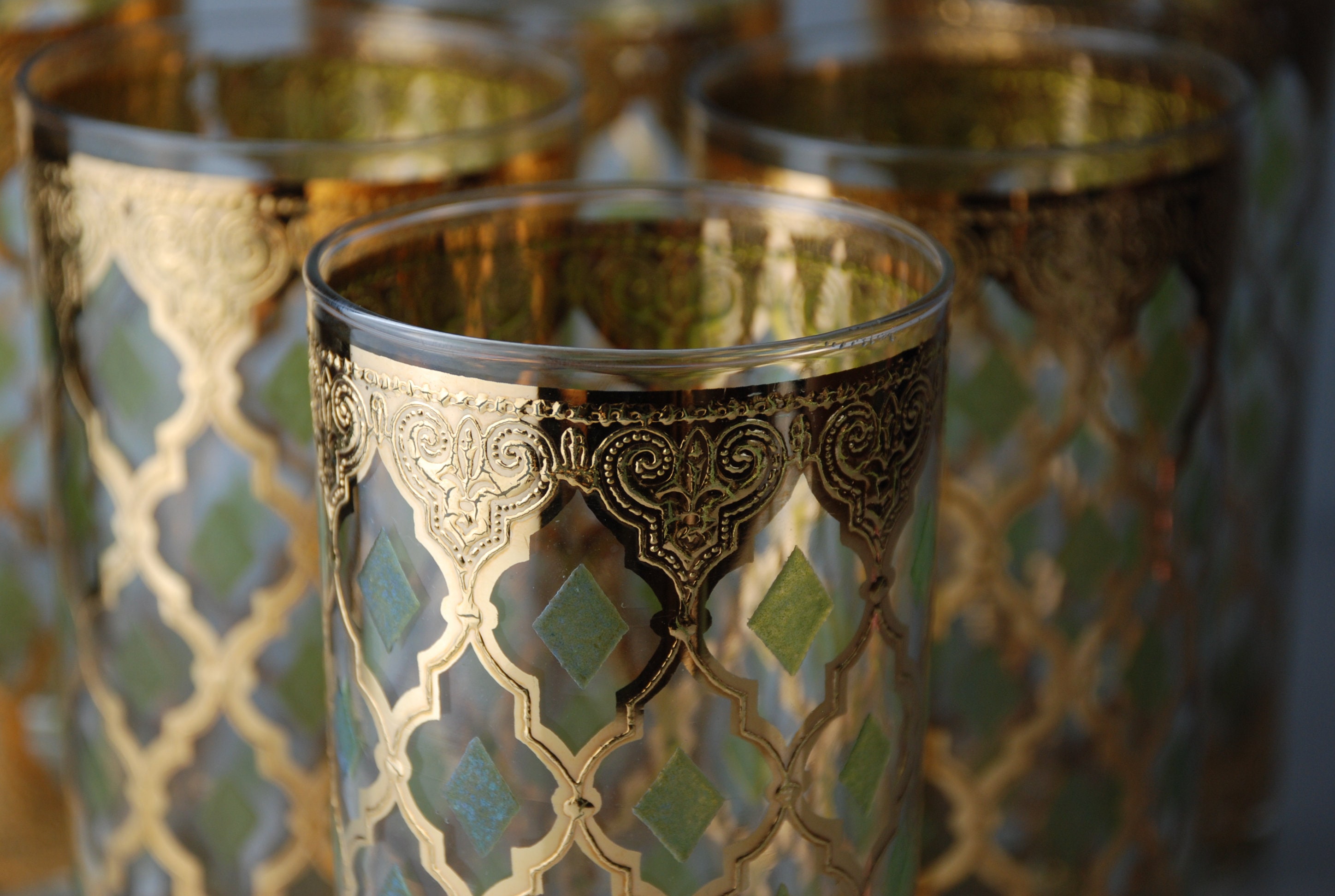 Vintage Culver Cocktail Glasses - Etsy