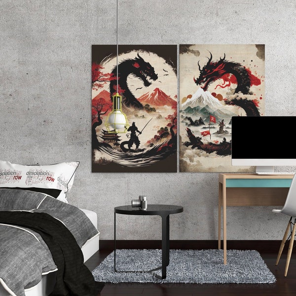 Samurai Art - Etsy