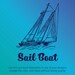 Sail Boat Vector Graphic - Jpg Eps Svg Png - Illustration - Etching ...