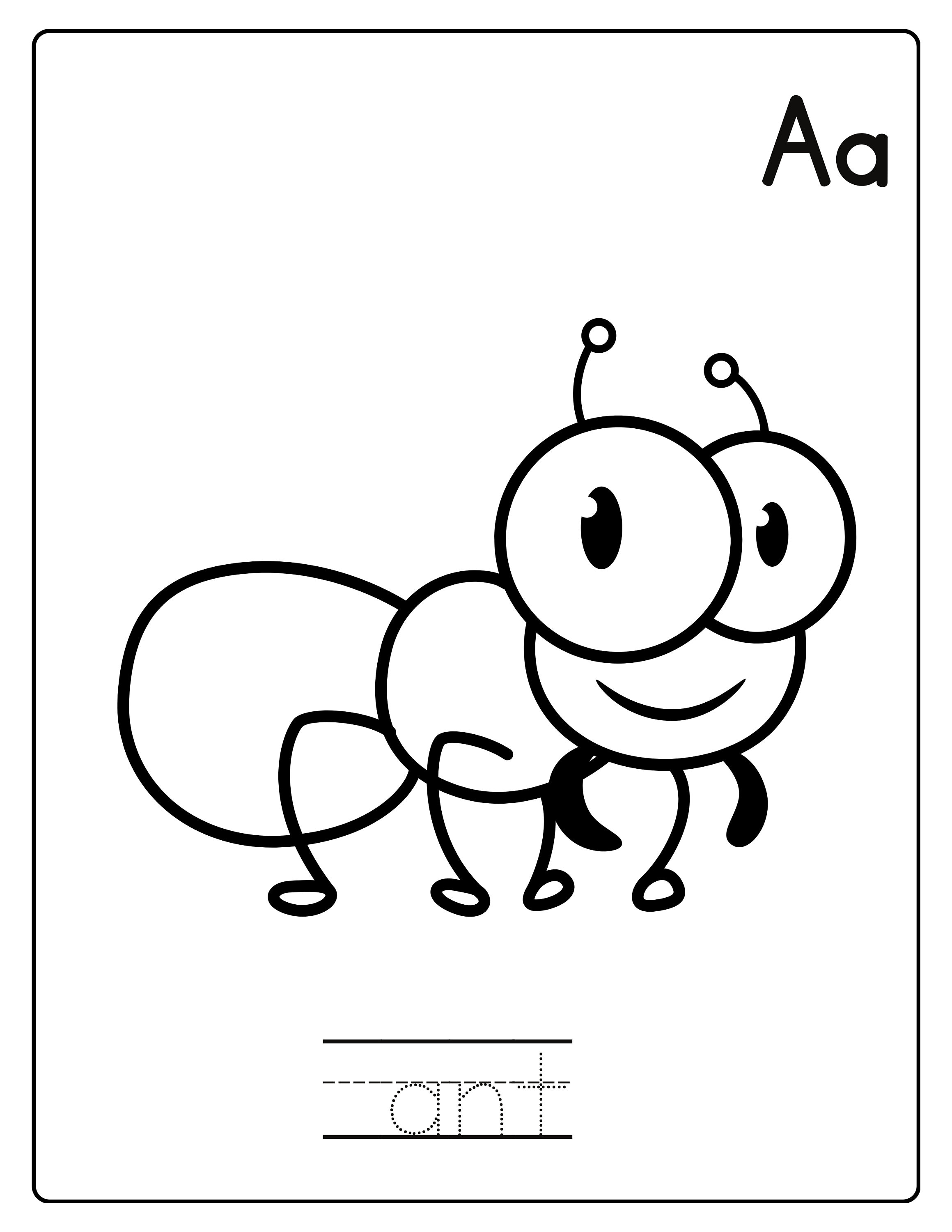 A to Z Animal Coloring Book - Etsy