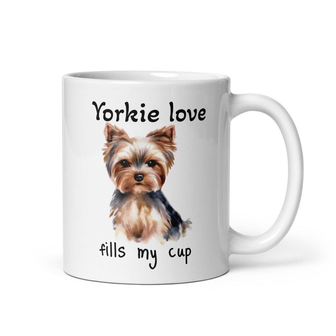 Yorkie Love Fills My Cup Yorkie Gifts for Men Yorkie Gifts - Etsy