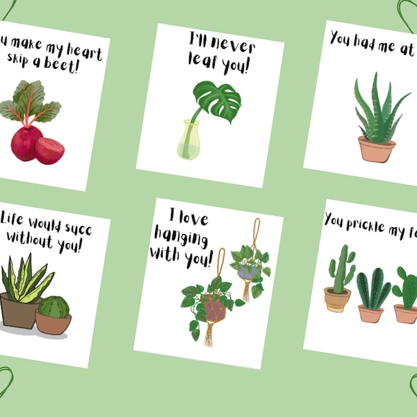 Plant Puns - Etsy
