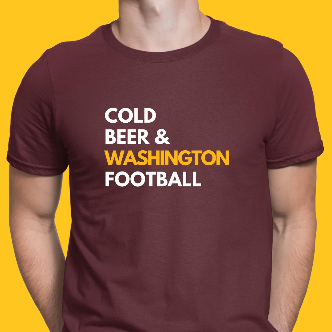 Washington Commanders Shirt | Commanders Cold Beer Drinking Shirt ...