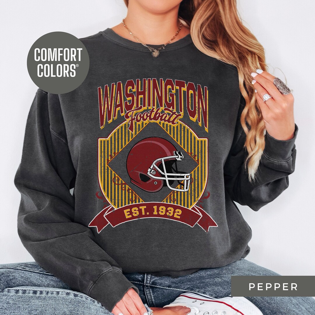 Washington Football Vintage Comfort Colors Washington Commanders ...