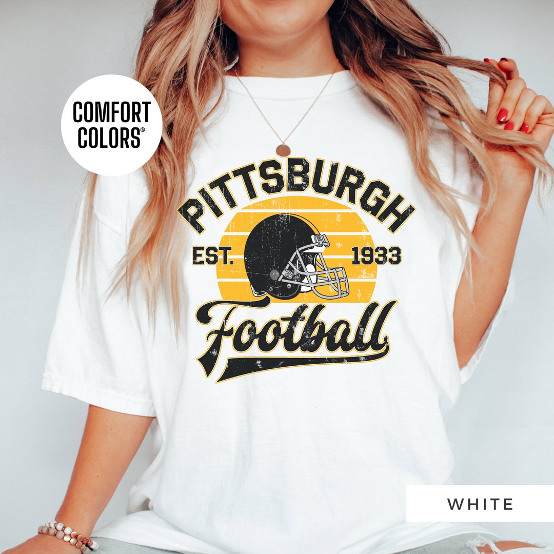 Comfort Colors Pittsburgh Vintage Shirt Cute College Pittsburgh ...