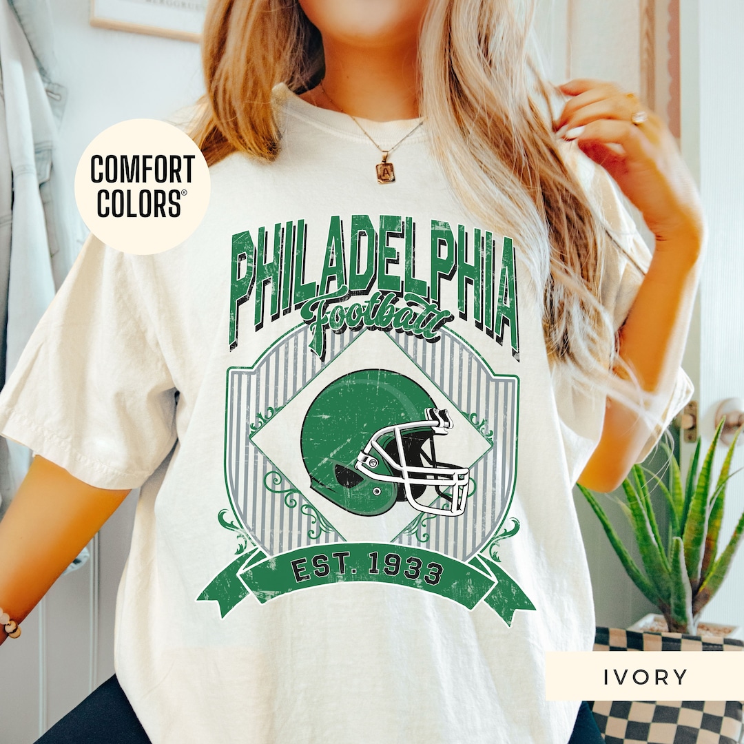 Comfort Colors Philadelphia Football Shirt Vintage Style Philadelphia ...