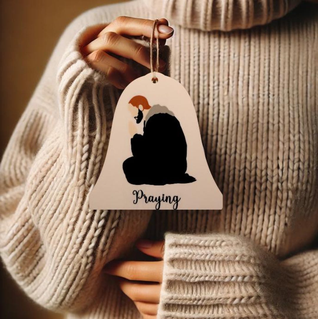 Two-sided Praying Door Hanger - Etsy