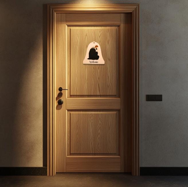 Two-sided Praying Door Hanger - Etsy