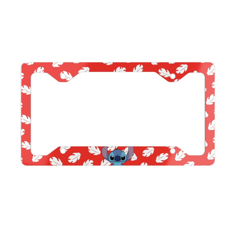 Lilo and Stitch License Plate Frame, Disney Car Accessories, Custom ...