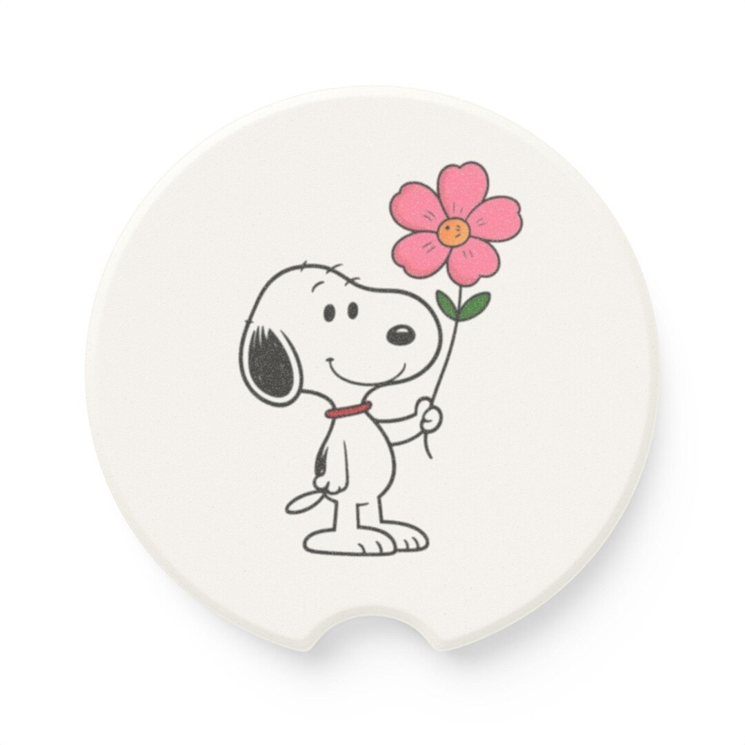 Car Coaster, Peanuts Dog Custom Cup Holder, Soapstone Drink Coasters ...