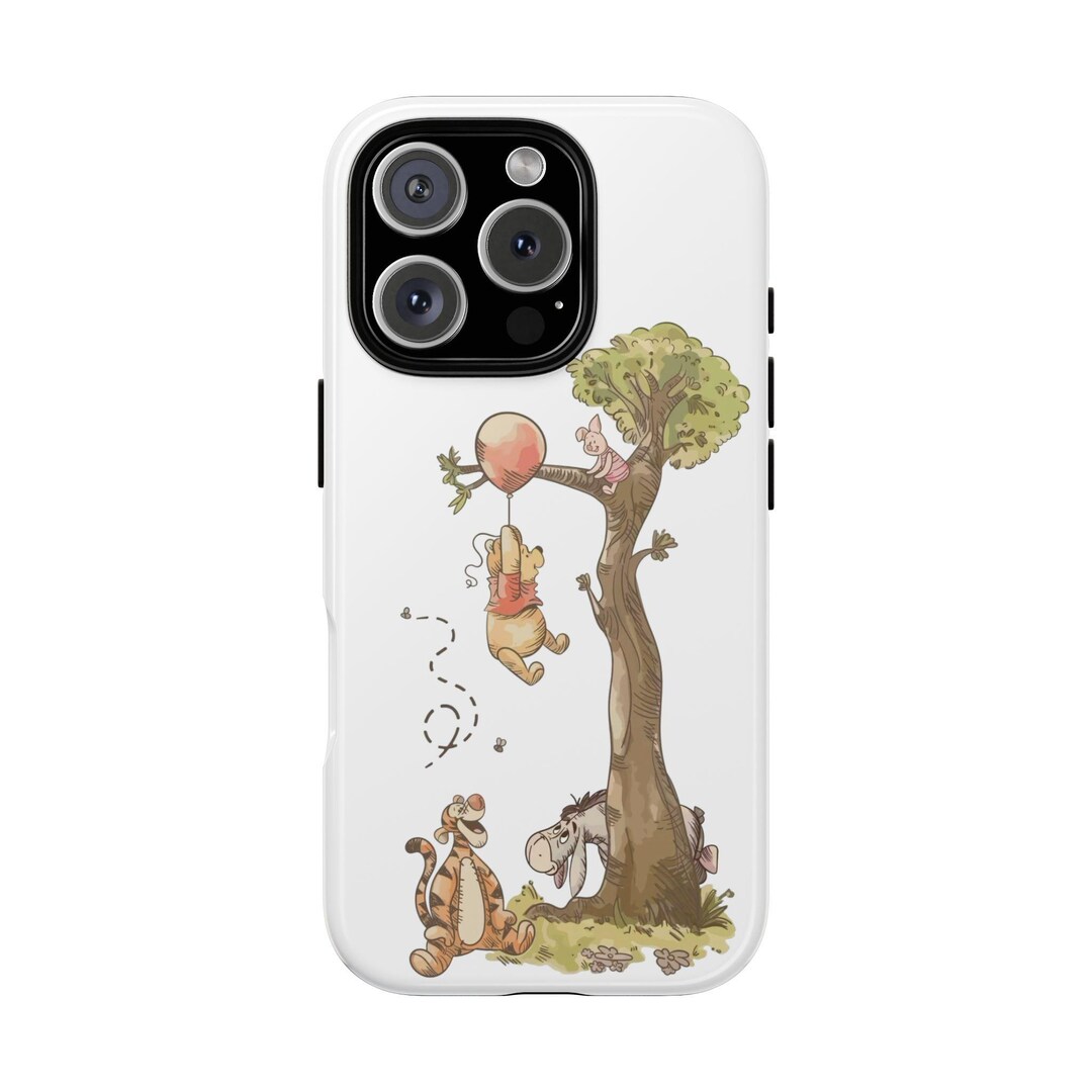 Phone Case, Disney Winnie the Pooh Tigger Eeyore Piglet Hardshell Tough ...