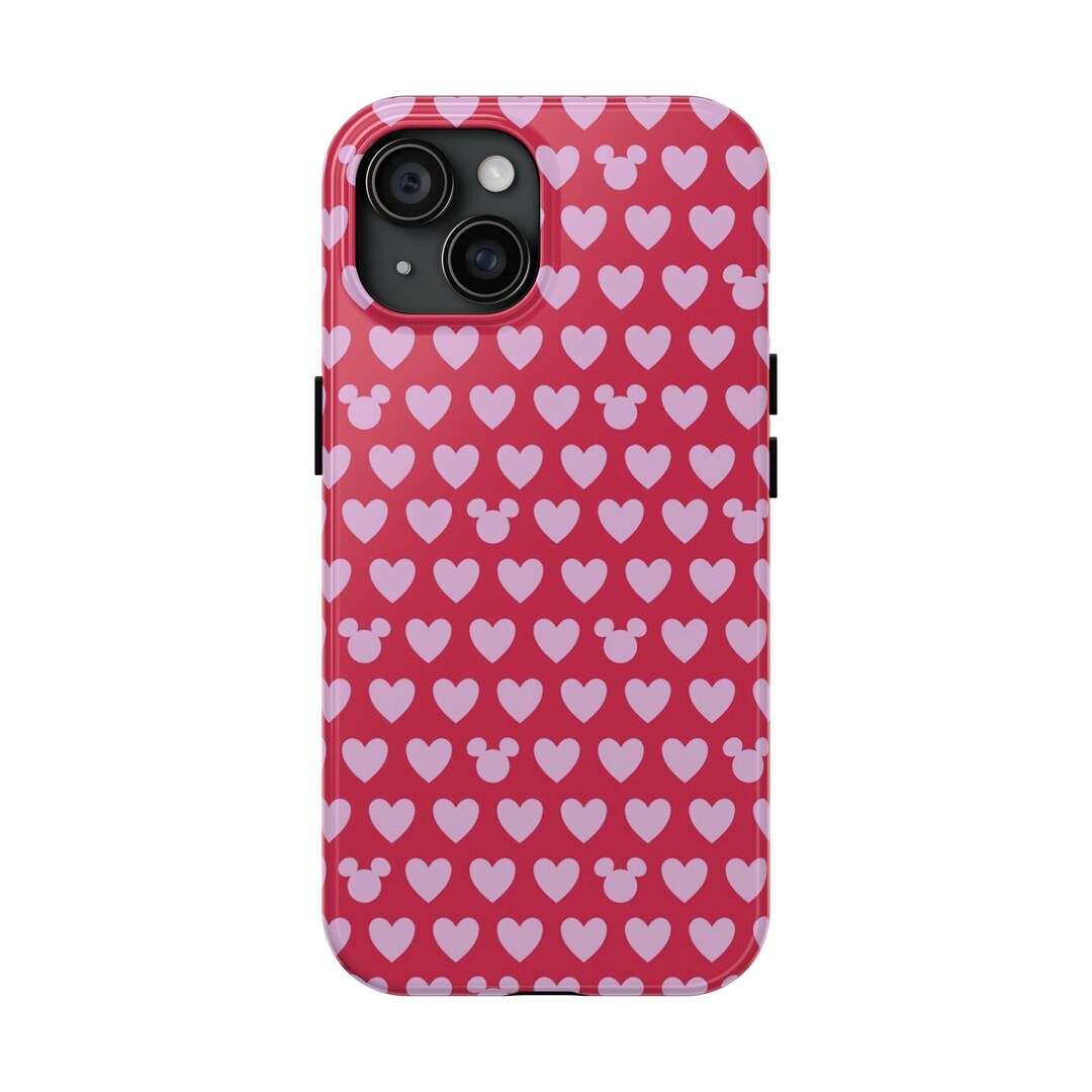 Disney Mickey Mouse Heart Love Tough Phone Cases, Hardshell iPhone ...