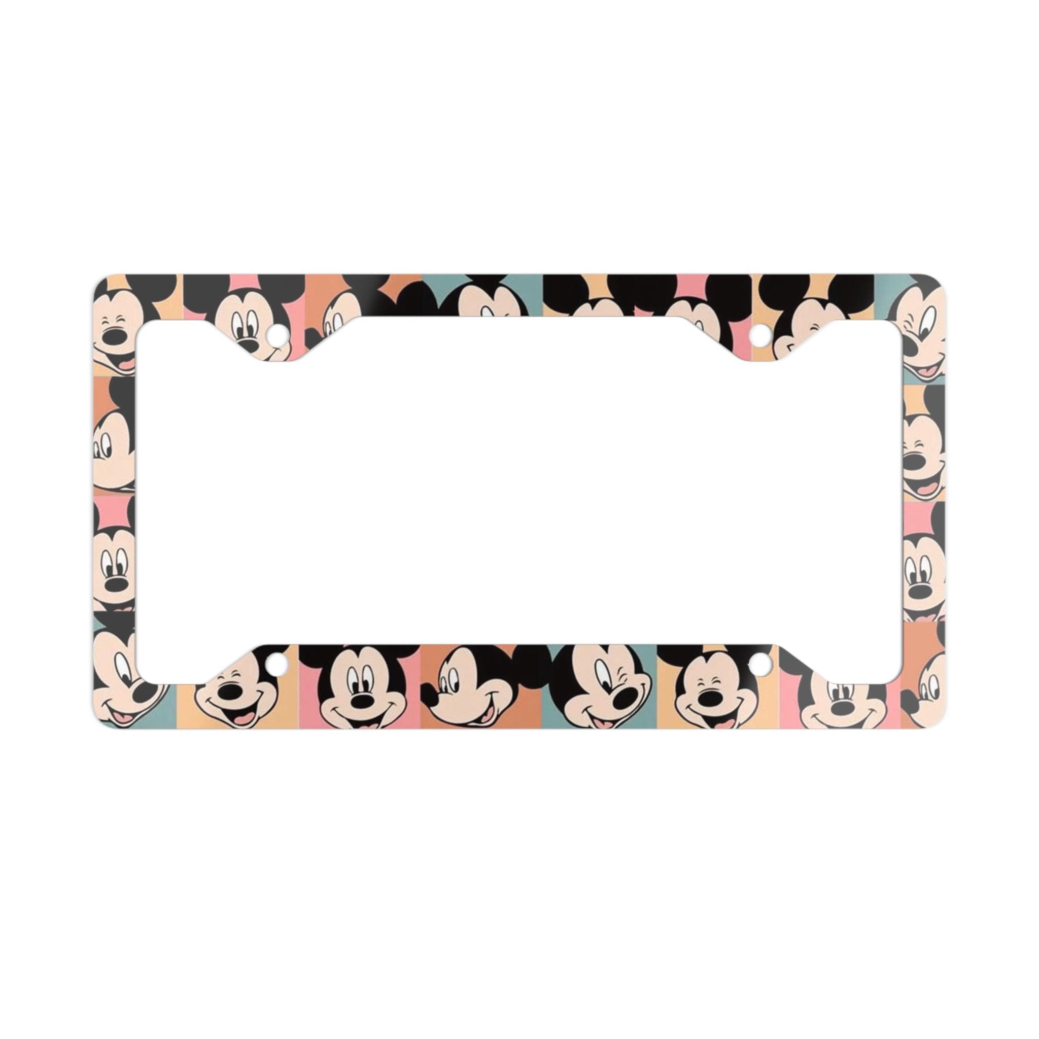 Disney World Disney Land Mickey Mouse Metal License Plate Frame, Gift ...