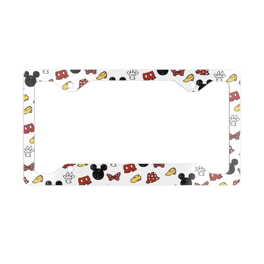Disney World Disney Mickey Minnie Mouse Metal License Plate Frame, Love ...