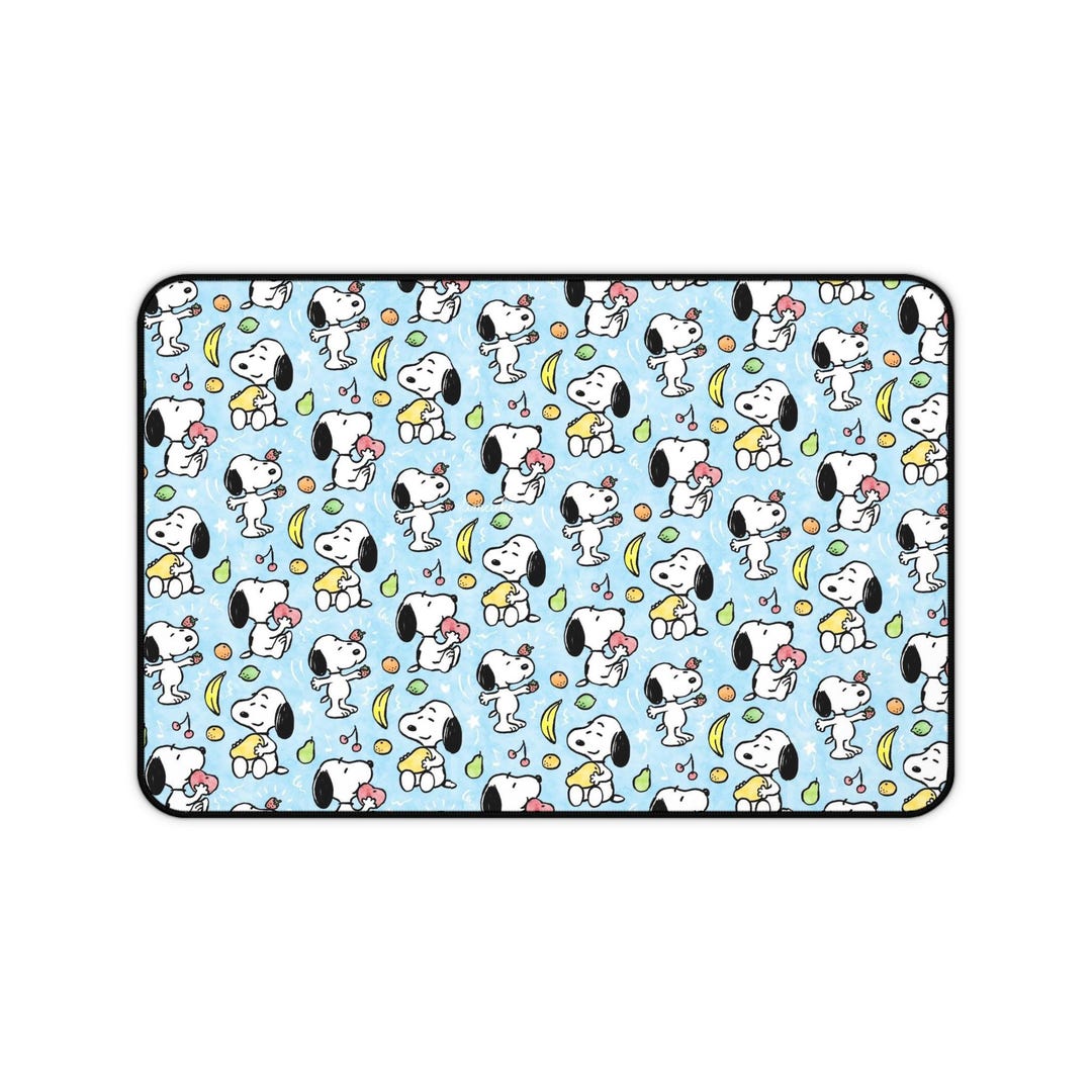 Neoprene Desk Mat, Peanuts Dog Computer Mat Mouse Pad, Work From Home ...