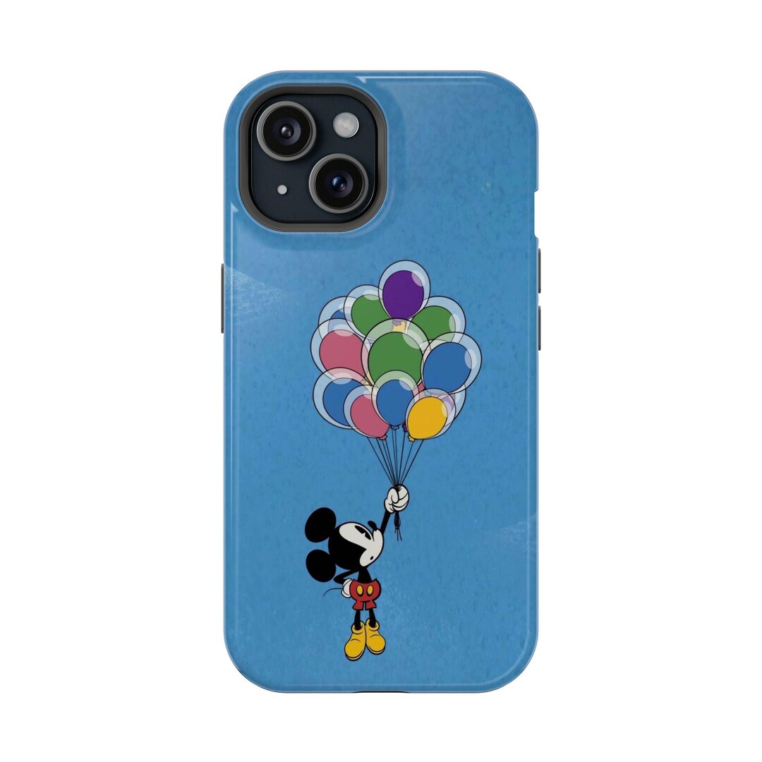 Phone Case, Disney Mickey Mouse Balloons Hardshell Cover, Cute Wireless ...
