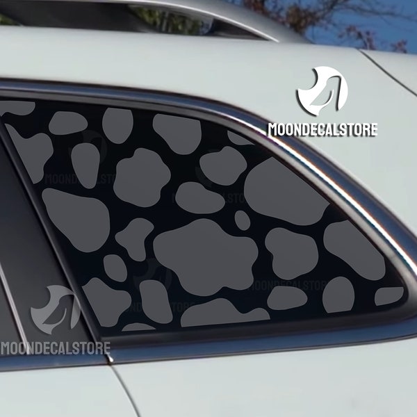 Cow Print Rear Window Decal - Etsy