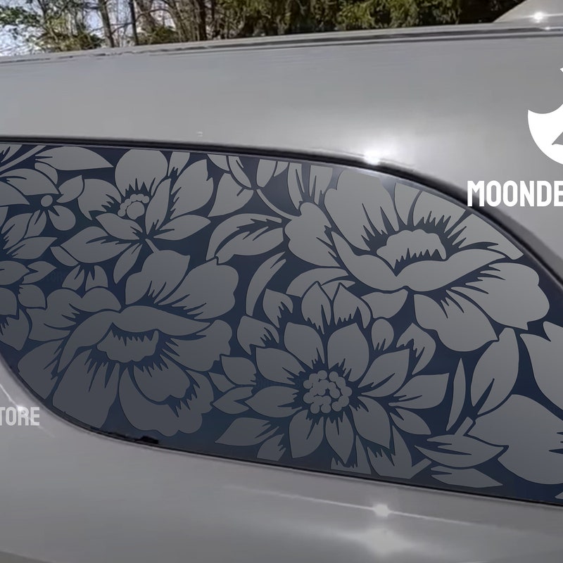 Floral Car Decals - Etsy
