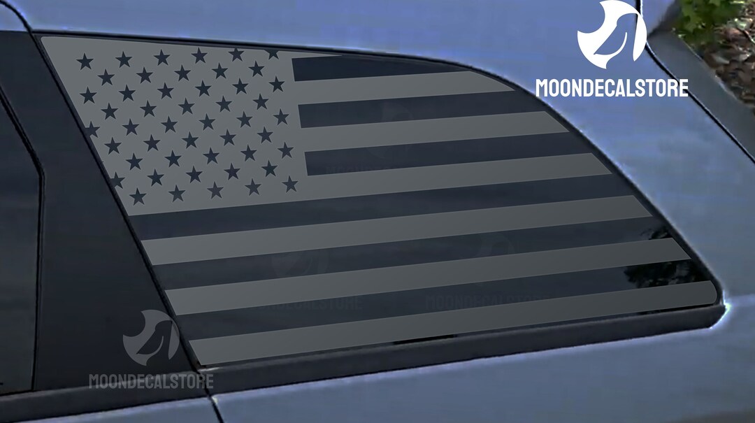 Fits 2009-2020 Dodge Journey Quarter Window American Flag Decal Sticker ...