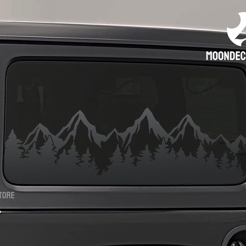 Mountain Scene Window Film - Etsy