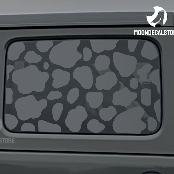 Cow Print Rear Window Decal - Etsy