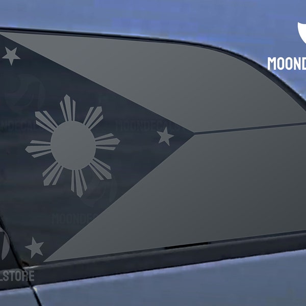 Philippines Flag Window Decal - Etsy
