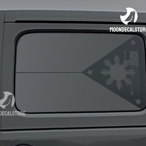 Philippines Window Decal - Etsy