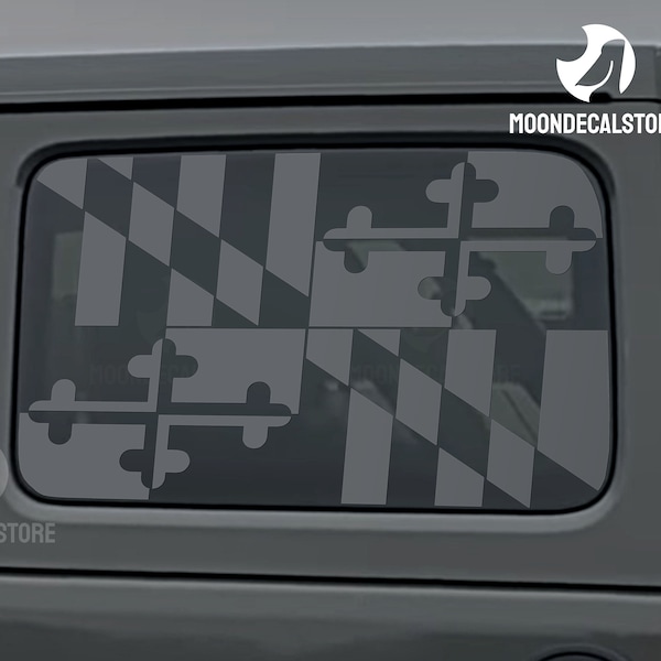 Maryland Window Sticker Decal - Etsy