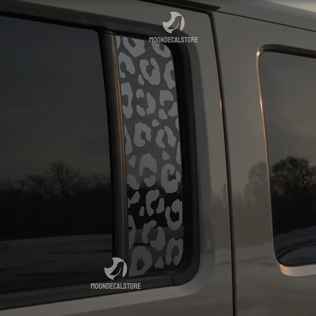 Fits 2007-2017 Jeep Wrangler 4 Door JK Unlimited Door Window Leopard ...