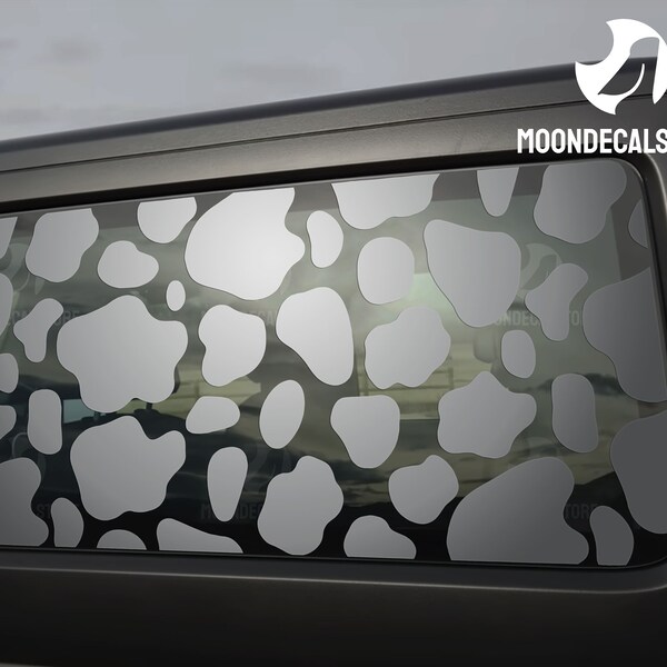 Cow Print Rear Window Decal - Etsy