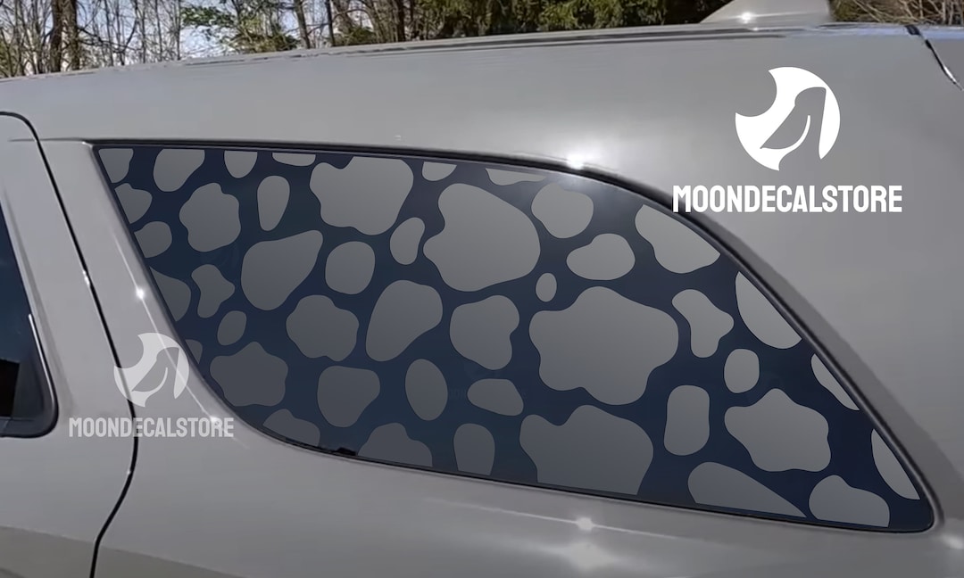 Fits 2011-2026 Dodge Durango Quarter Window Cow Print Decal Sticker - Etsy