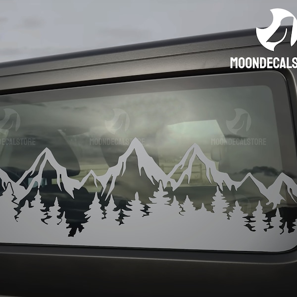 Jeep Decal Mountain - Etsy